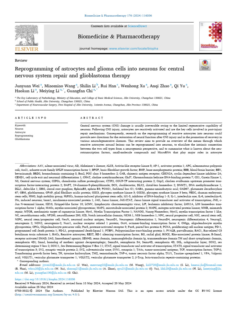 8 rEPROGRAMMING | PDF | Astrocyte | Cellular Differentiation