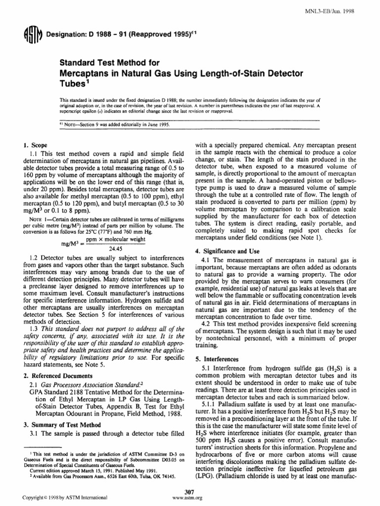 Mercaptan Detection in Natural Gas | PDF | Natural Gas | Pump