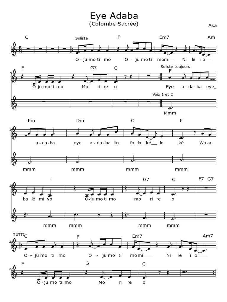 Eye Adaba Partition | PDF