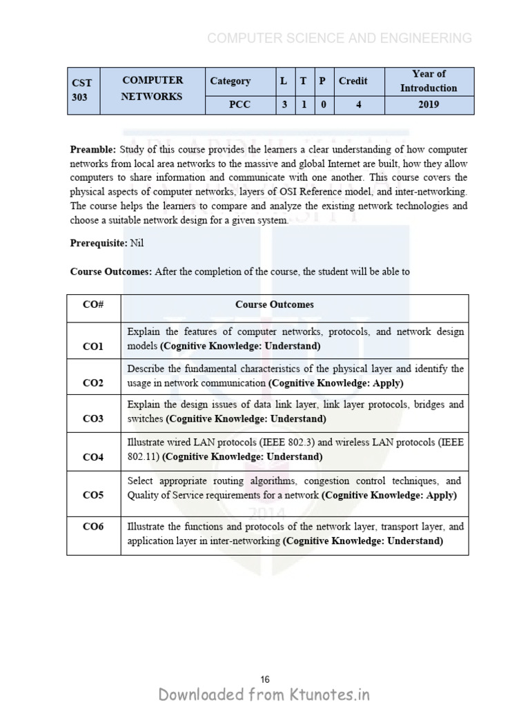 Computer Networks Ktunotes - in | PDF | Computer Network | Internet ...