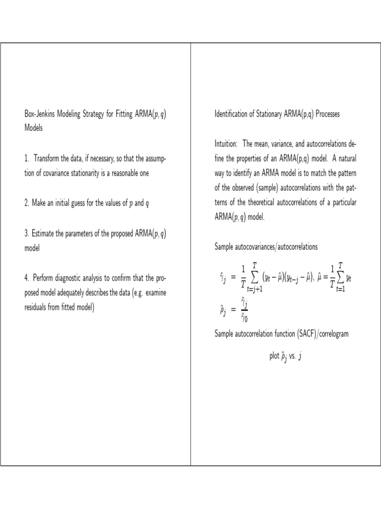 Box Jenkins | PDF | Akaike Information Criterion | Statistical Theory