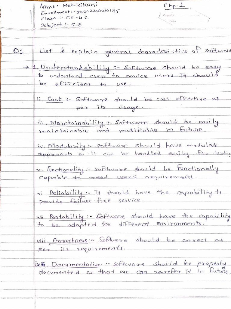 SE Chp1 Assignment | PDF | Systems Engineering