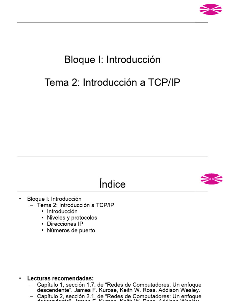 Tema 2 - Introduccion A TCP-IP | PDF | Protocolos de internet | Dirección IP