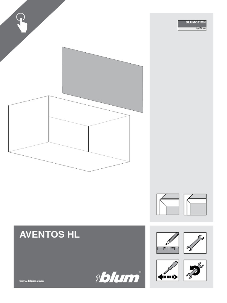 Aventos HL Servo Drive Isntallation Instuctions | PDF