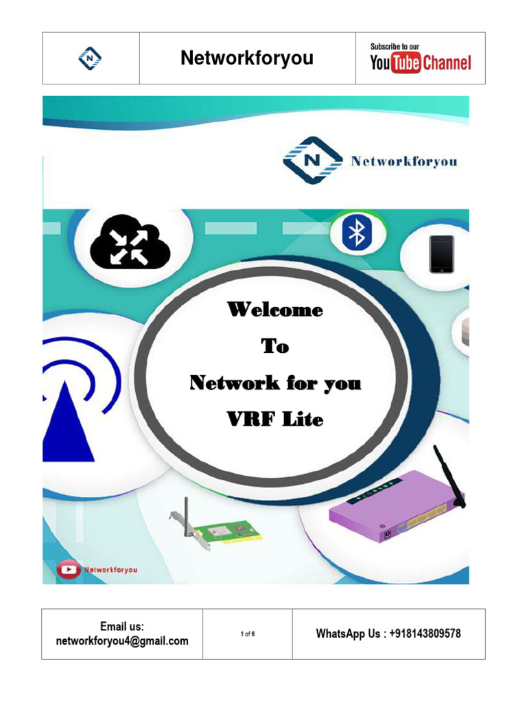24 VRF+Lite | PDF | Ip Address | Router (Computing)