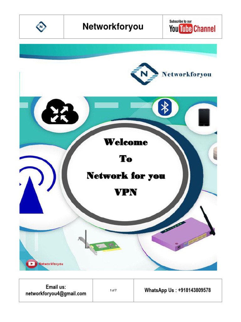 Welcome To Network For You VPN: Networkforyou | PDF | Virtual Private ...