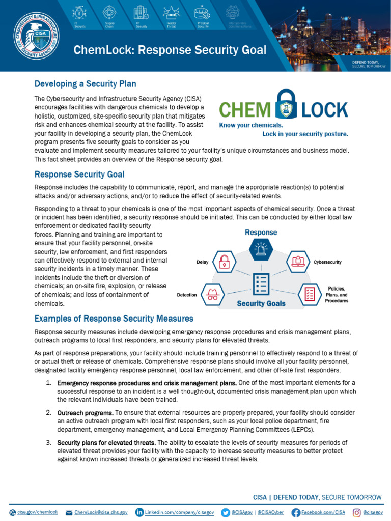 Fs Chemlock Response 508 | PDF | Computer Security | Security