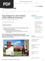 CSE Curriculum - Brac University | PDF | Computer Programming ...