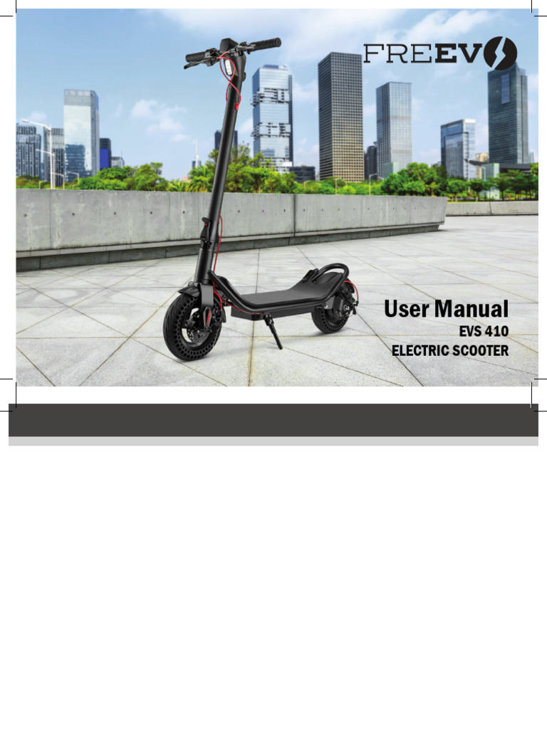 EVS 410 e Scooter Manual | PDF