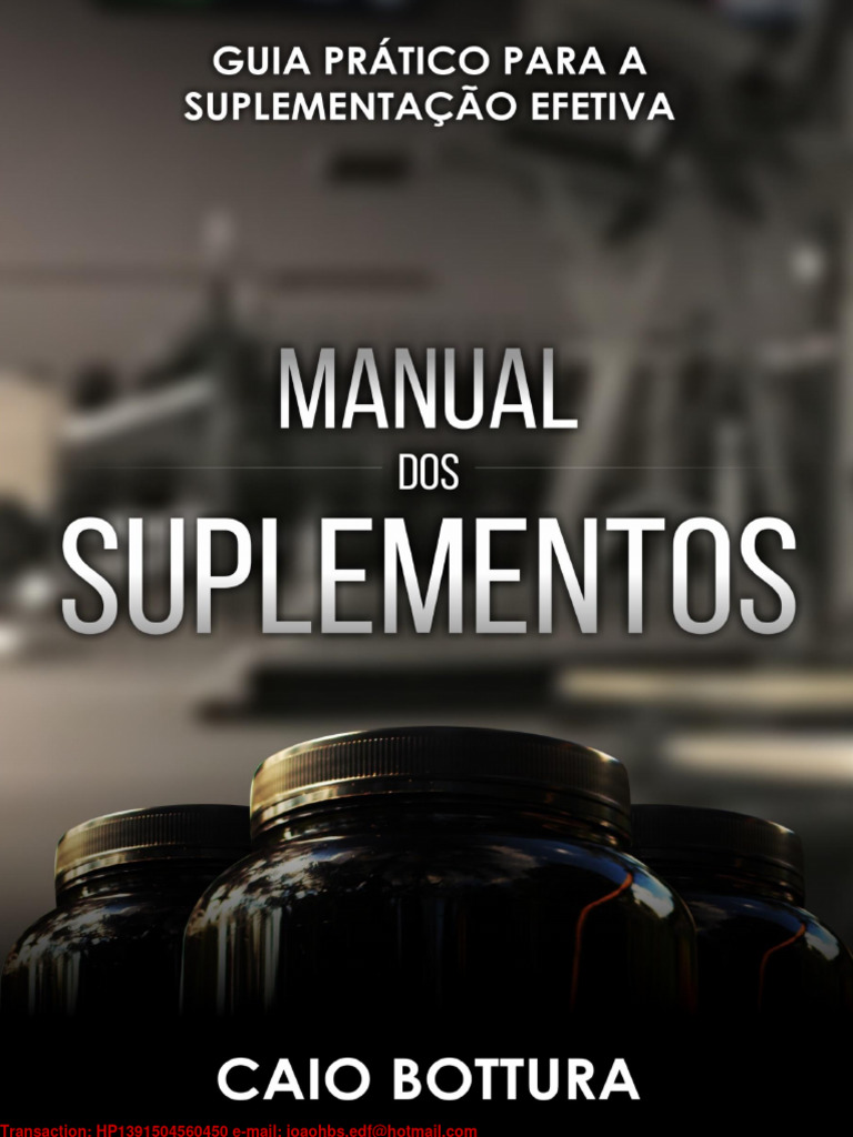 Manual Dos Suplement Os Final | PDF | Proteínas | Músculo