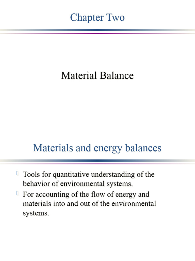ch2 Material Balance-Last | PDF | Chemical Reactor | Reaction Rate