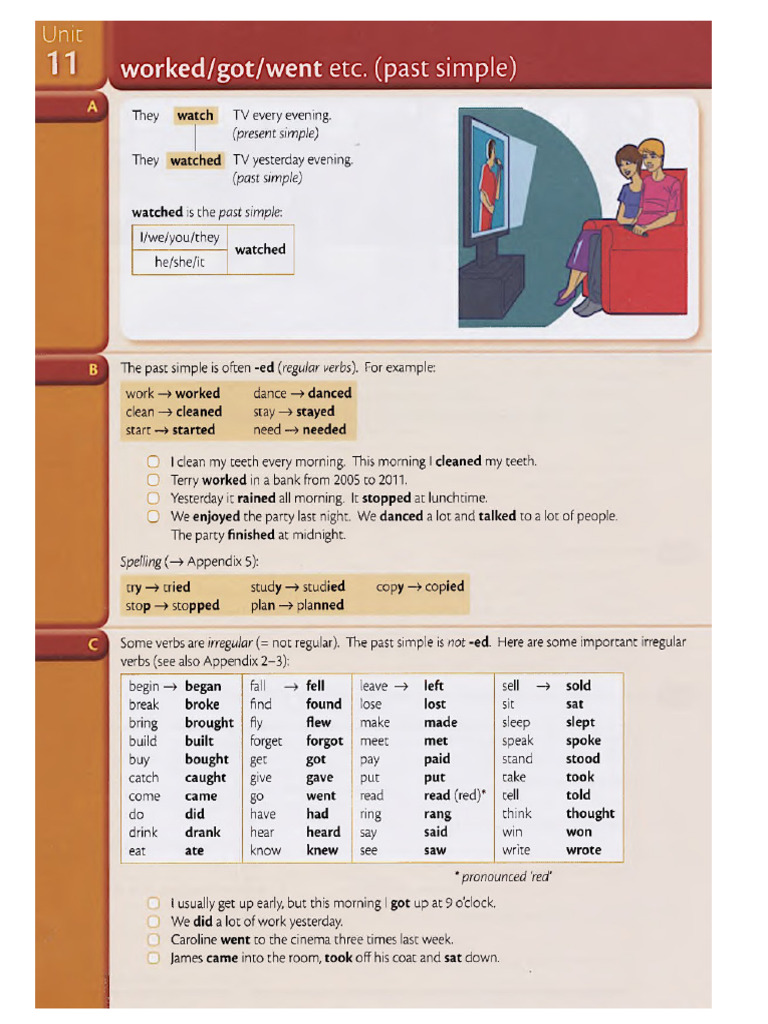 Past Simple Practice | PDF