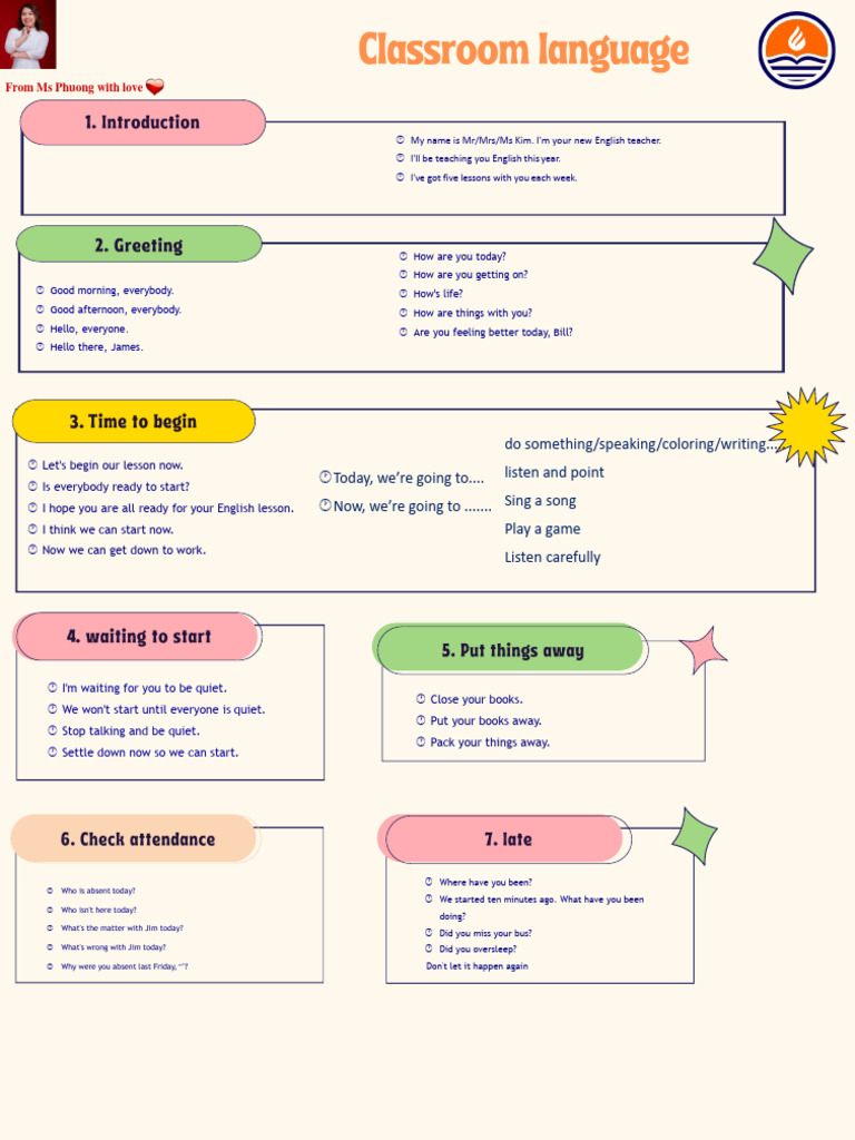 Classroom Language | PDF