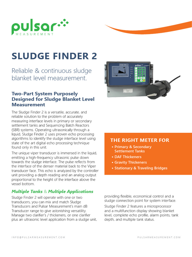 Sludge Finder 2 Brochure | PDF | Personal Computers | Electricity