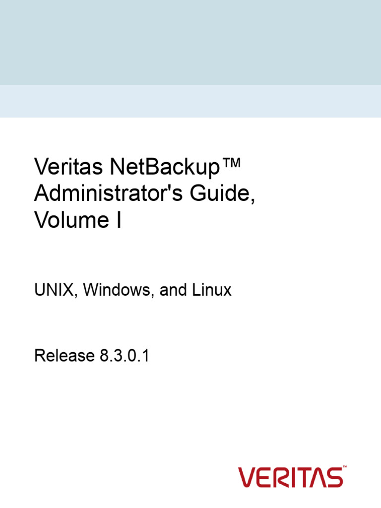 NetBackup8301 AdminGuideI Server | PDF | Backup | Computer Network
