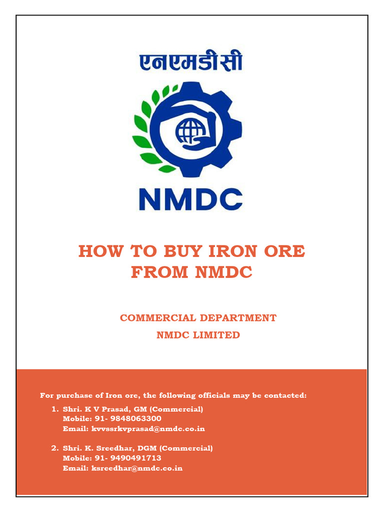 How To Buy Iron Ore From NMDC | PDF | Technology & Engineering