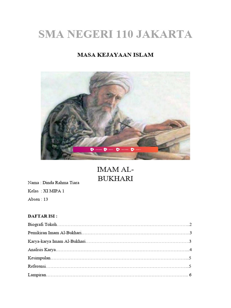Kejayaan Imam Al-Bukhari dalam Hadis | PDF | Filsafat | Klasik