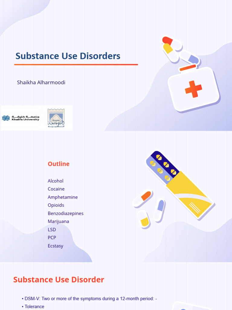 Substance Use Disorders | PDF | Opioid | Benzodiazepine