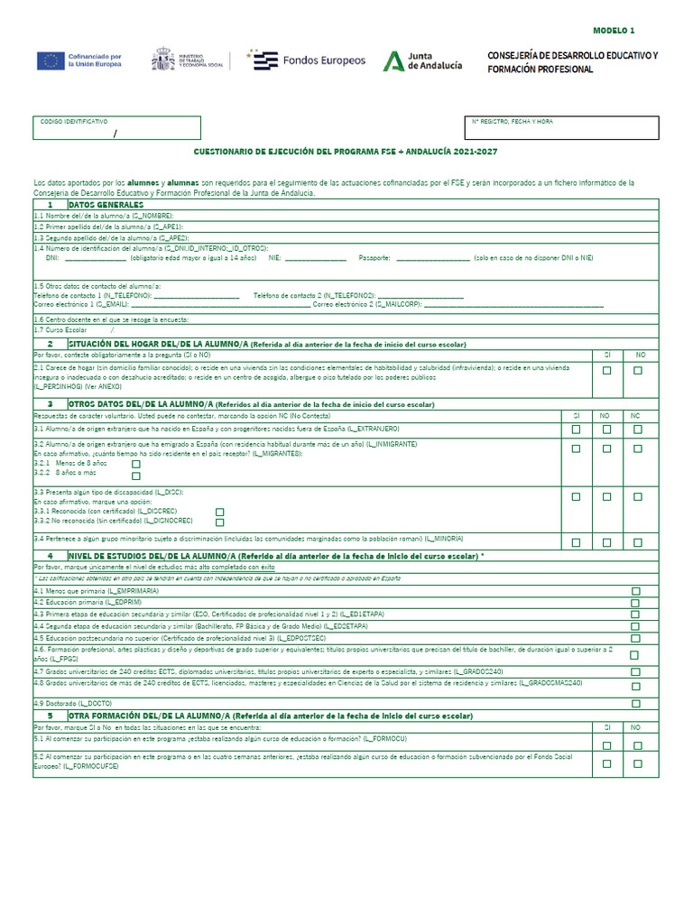 Anexo FSE | Descargar gratis PDF | Desempleo | Salario