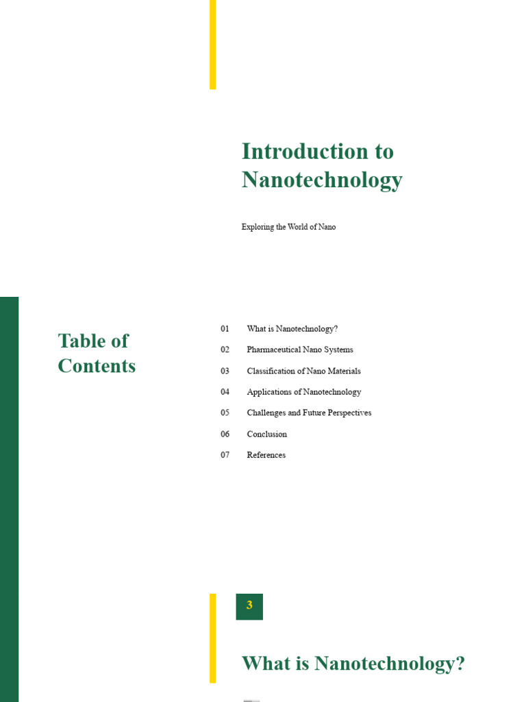 Introduction to Nanotechnology Basics | PDF | Nanotechnology | Nanomaterials