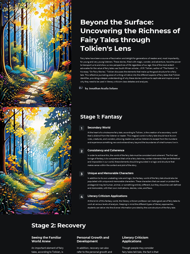 Beyond The Surface: Uncovering The Richness of Fairy Tales Through ...