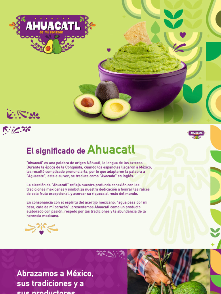 ESP AHUACATL de Mi CORAZÓN | PDF | Aguacate | Alimentos