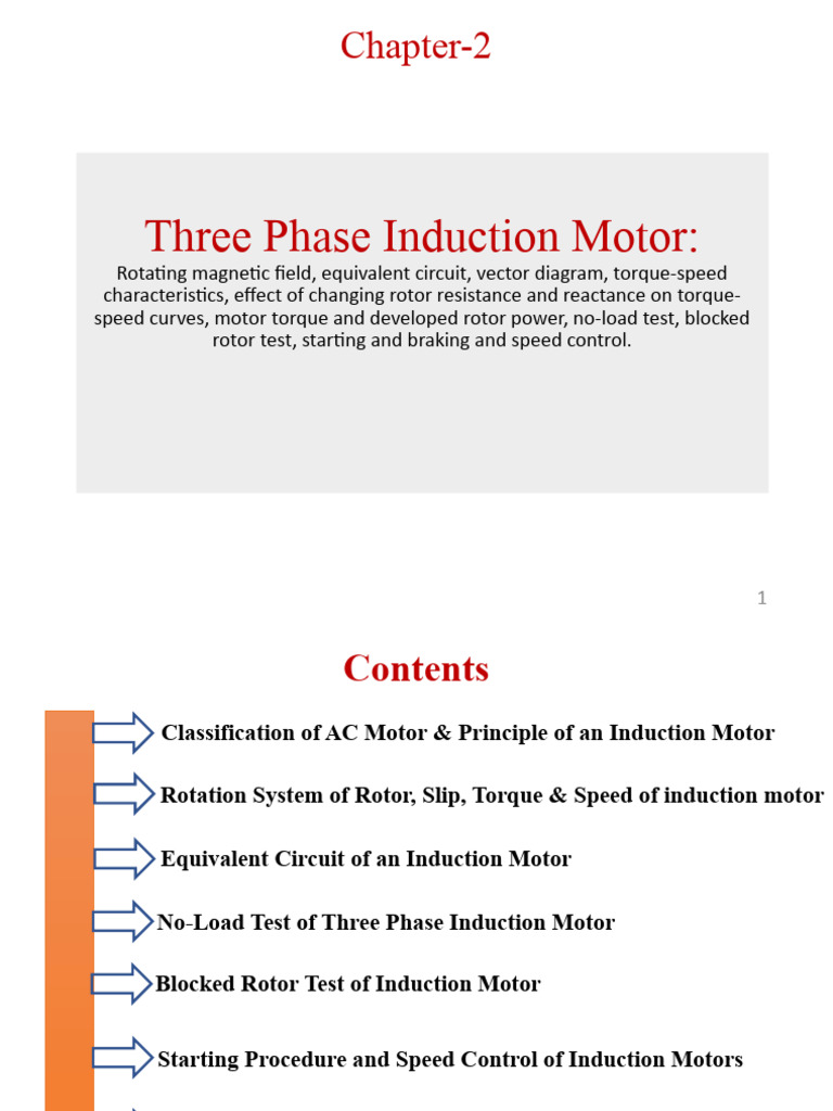 Three Phase Induction Motor | PDF | Electric Motor | Electromagnetic ...