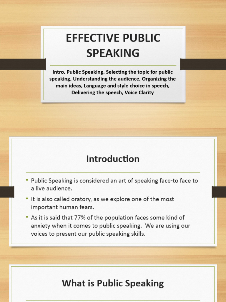 Effective Skill | PDF | Public Speaking | Speech