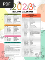 2025 India Public Holiday Schedule | PDF | Religious Holidays | Observances