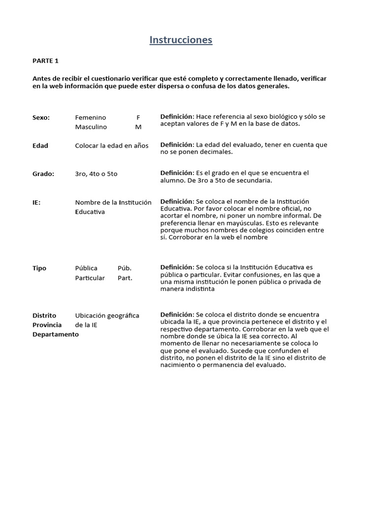 Base de Datos Del Pre y Post Test | PDF