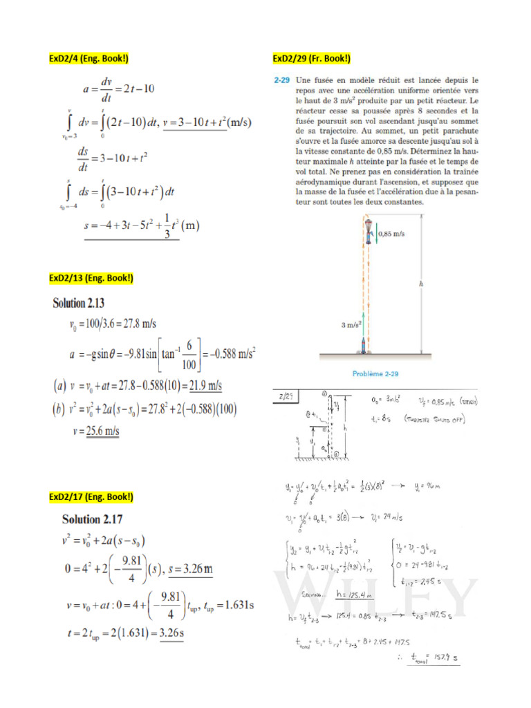 Suggested Exercises W10 Sol Pdf