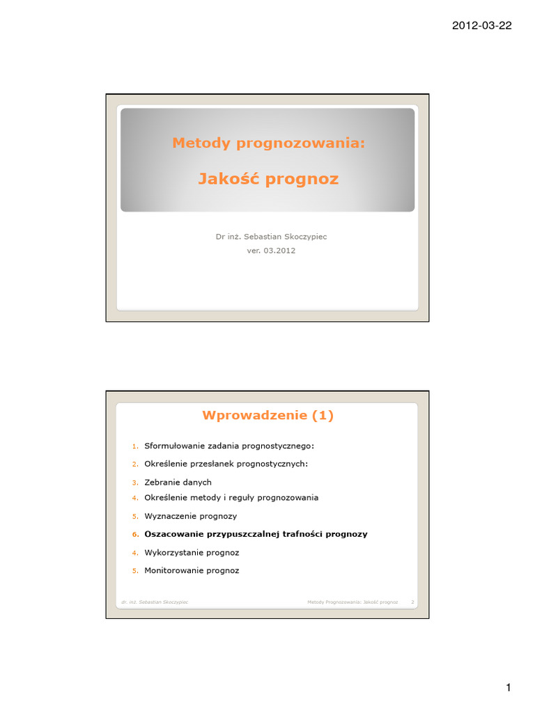 MP 02 Bledy Prognozy | PDF