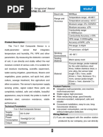 RS485 Soil 7in1 Sensor ES SOIL 7 in 1 Instruction Manual | PDF | Soil ...