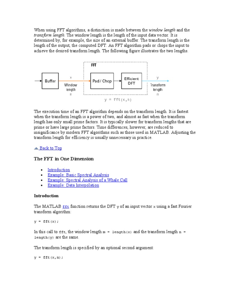 FFT window and transform lengths | PDF | Fast Fourier Transform ...