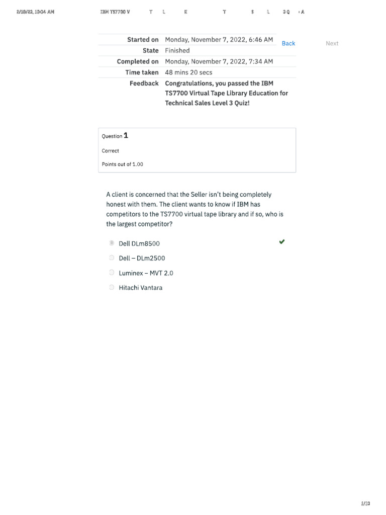 IBM TS7700 Virtual Tape Library Education For Technical Sales Level 3 ...