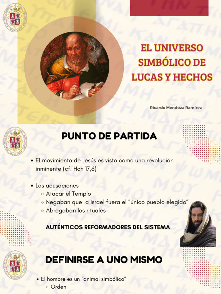 El Universo Simbólico de Lucas y Hechoso | PDF | Jesús | Santo