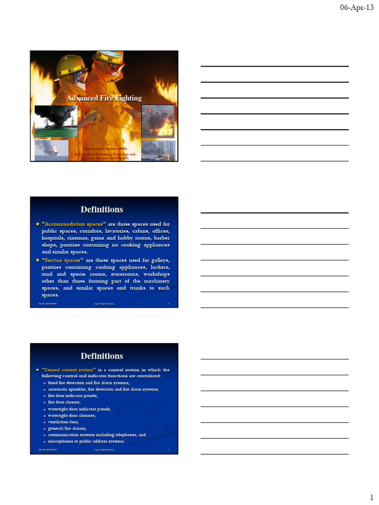 Maritime Fire Safety Guidelines | PDF | Combustion | Fires
