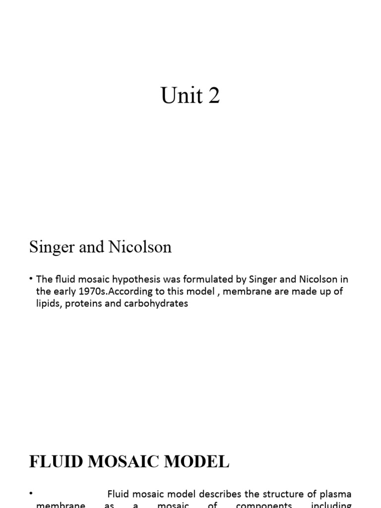 Biochemistry Unit 2 | PDF | Cytoskeleton | Cell Membrane