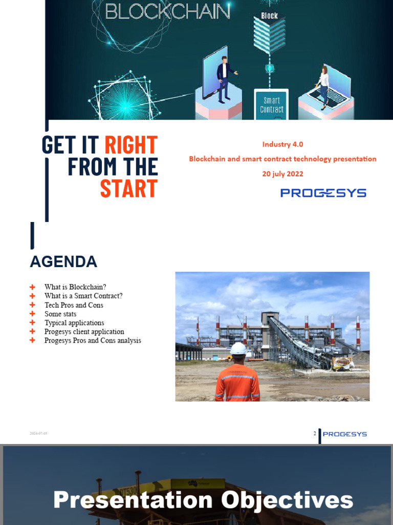 Blockchain Presentation | PDF | Computing | Information Technology