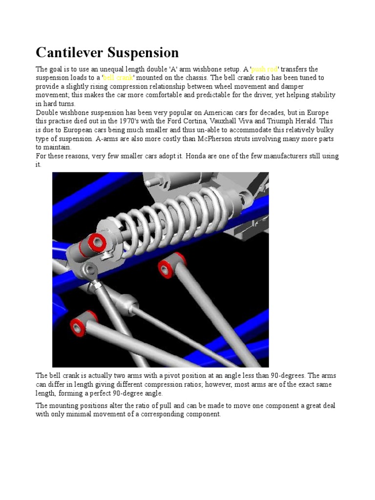 Bellcrank Shocks | PDF | Suspension (Vehicle) | Automobiles