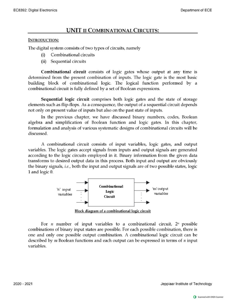 DIGITAL_ELECTRONICS_UNIT_2(1) | PDF
