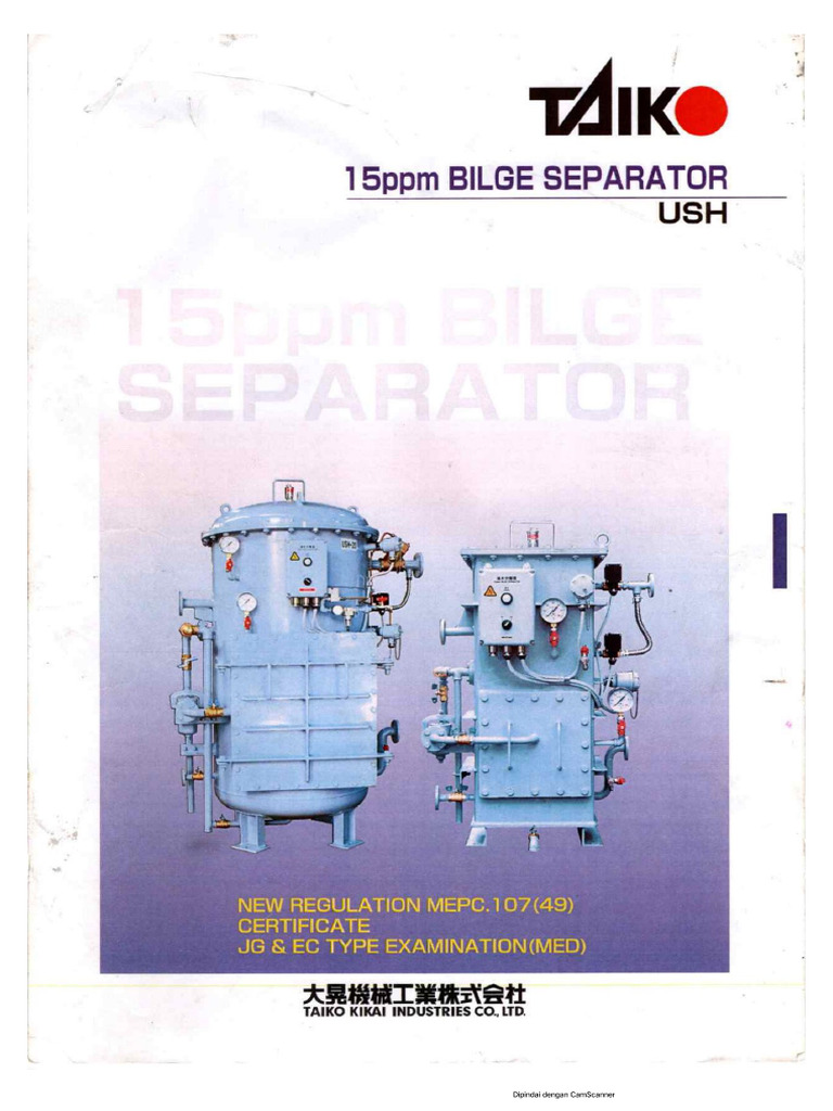 15ppm Bilge Separator01 | PDF