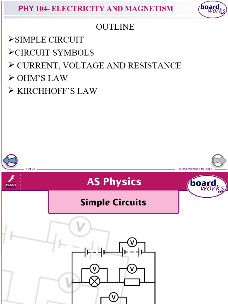 Simple Circuits | PDF | Voltage | Electrical Network