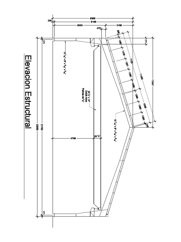 Elevacion Estructural | PDF