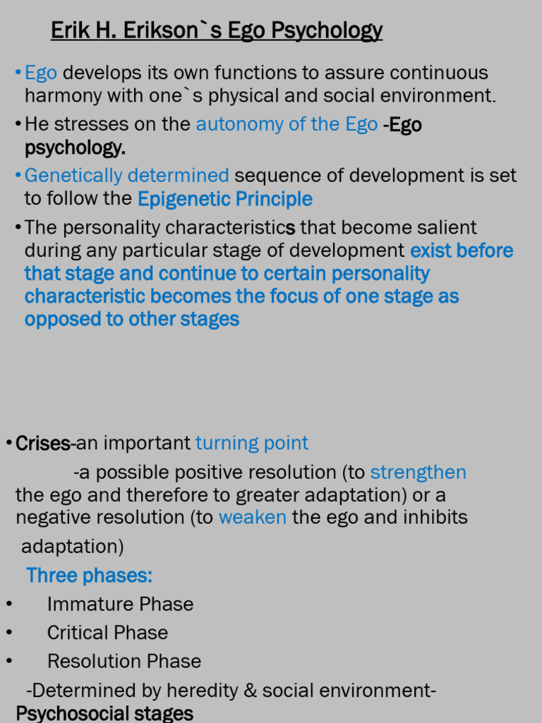 L-4-4 Erik-Erikson_2023 | PDF | Behavioural Sciences | Psychology