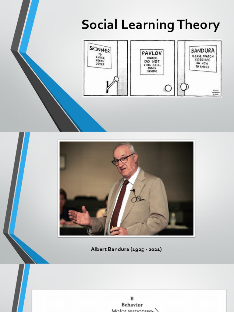 Social Learning Theory | PDF | Learning | Cognitive Science