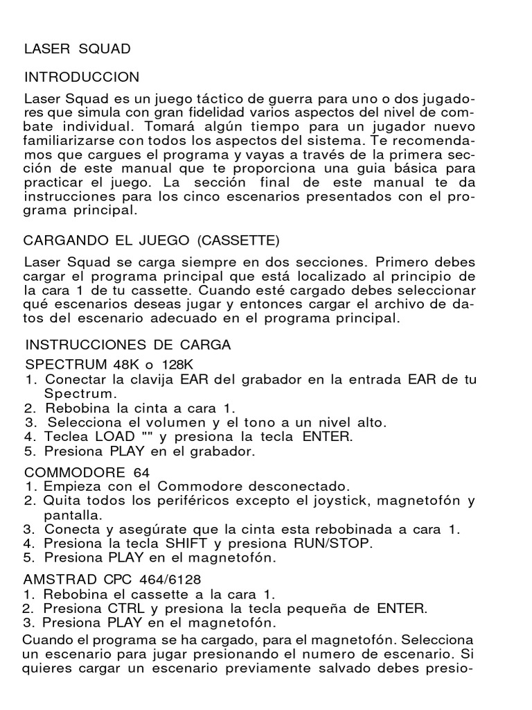 LaserSquad (System4) | PDF