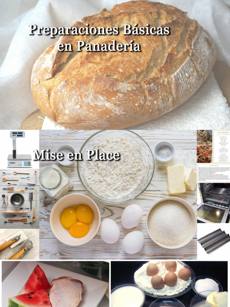 Teoria Preparaciones basicas de panaderia. | PDF