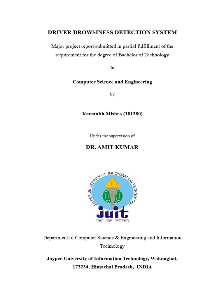 Driver Drowsiness Detection System | PDF | Support Vector Machine | Video