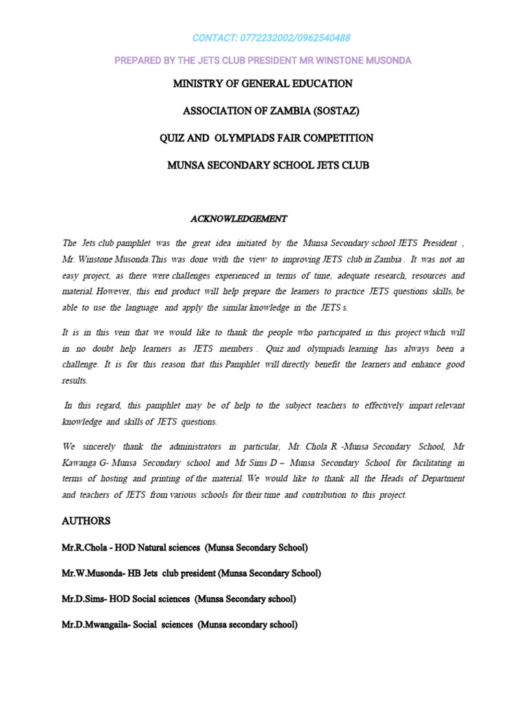 JETS All Questions and Answers | PDF